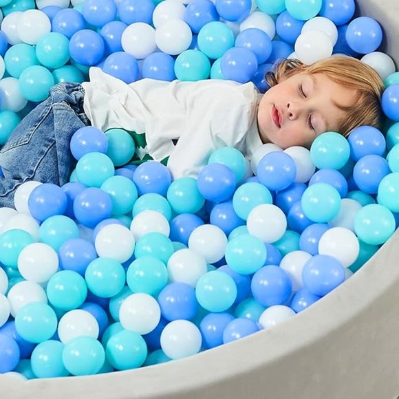TELER | Accessories | Foam Ball Pit Large 42 Ball Pit For Toddlers Baby ...